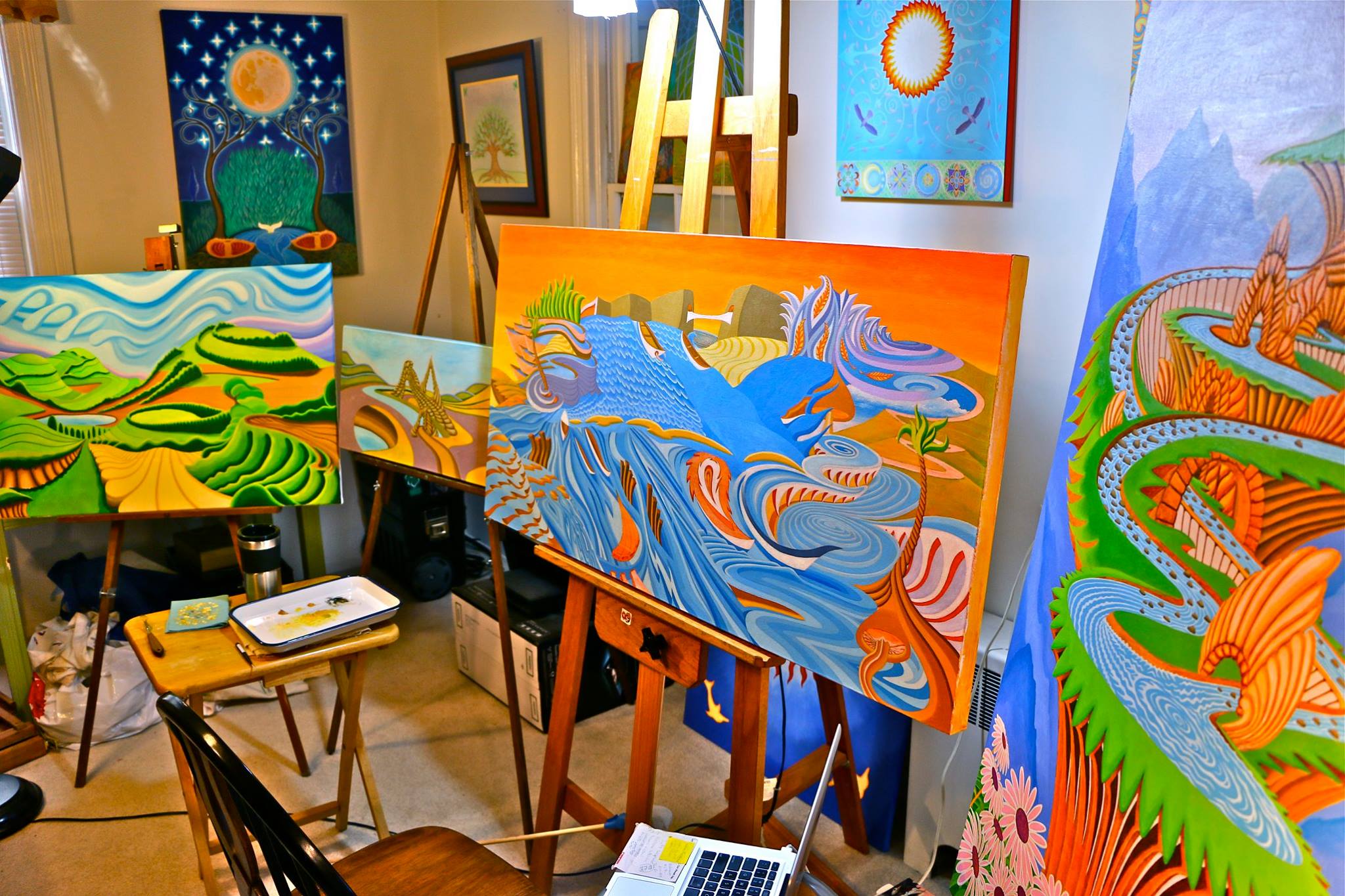 Studio Glimpses – Zeltakalnsarts